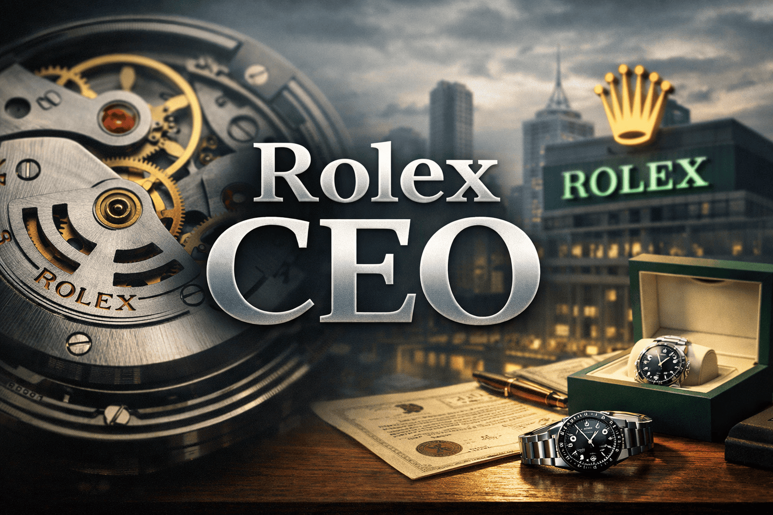 A Complete Timeline Of Every Rolex CEO In History | Barrington Watch ...
